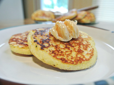 Fresh Corn Cakes with Sweet Chile Butter | An Inspired Cook